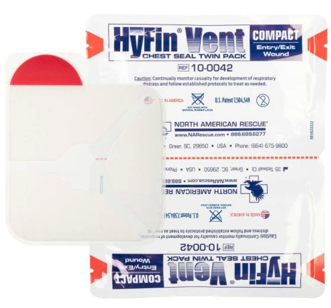 HyFin Vent Compact Chest Seal Twin Pack Review – HeftyArms
